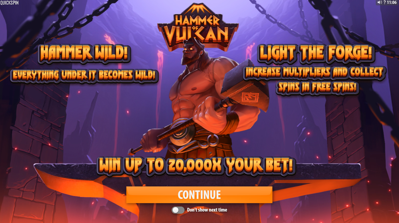 Hammer of Vulcan - Slot Vockice Hammer of Vulcan