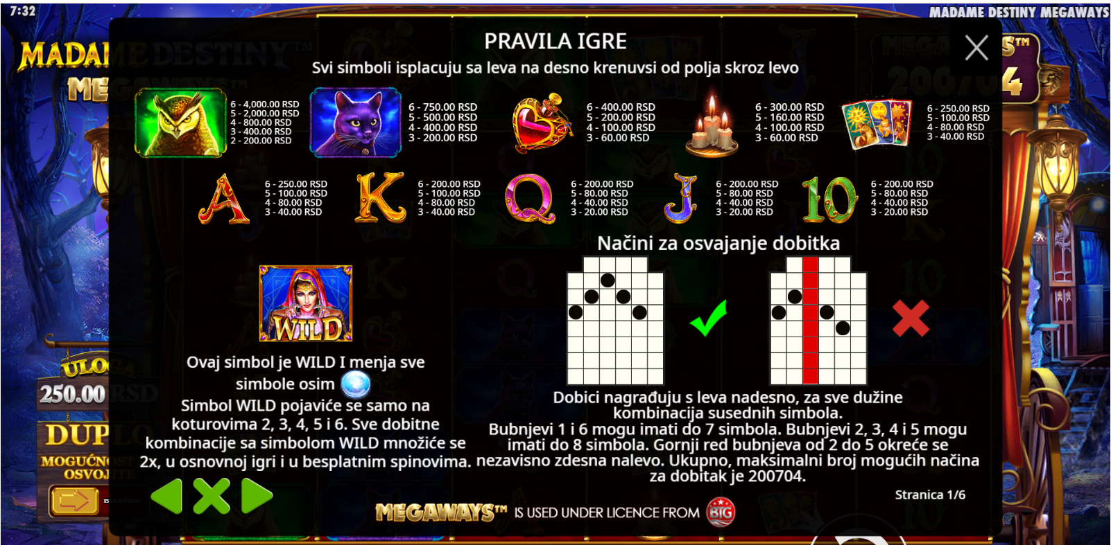 Madame Destiny Megaways - Slot Vockice Madame Destiny Megaways