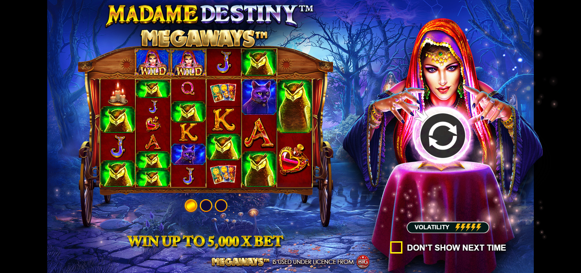 Madame Destiny Megaways - Slot Vockice Madame Destiny Megaways