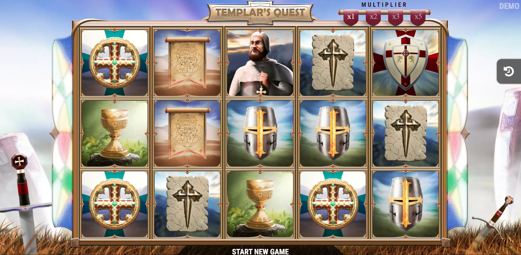 Templars Quest - Slot Vockice Templars Quest