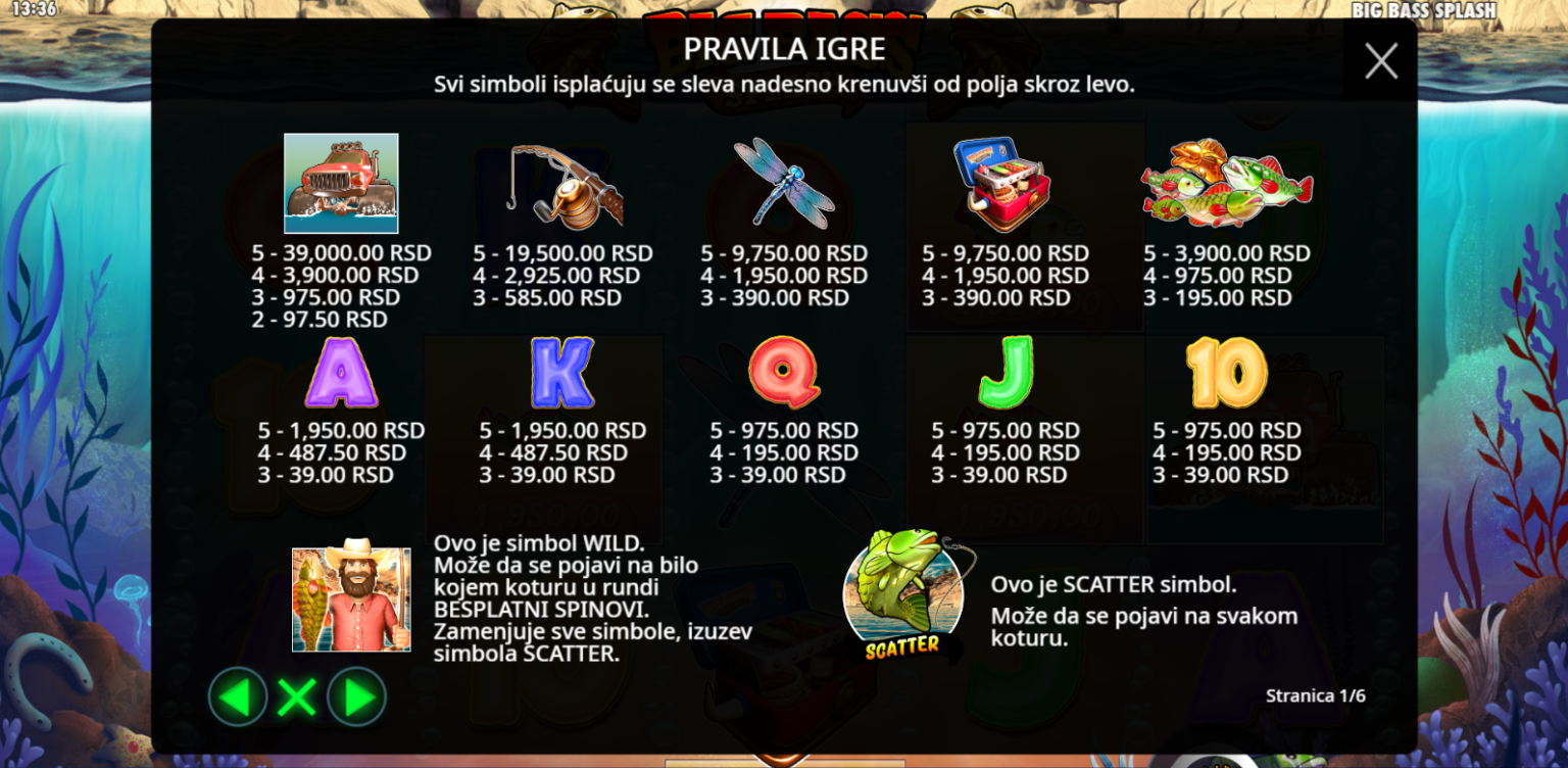 Big Bass Splash - Slot Vockice Big Bass Splash