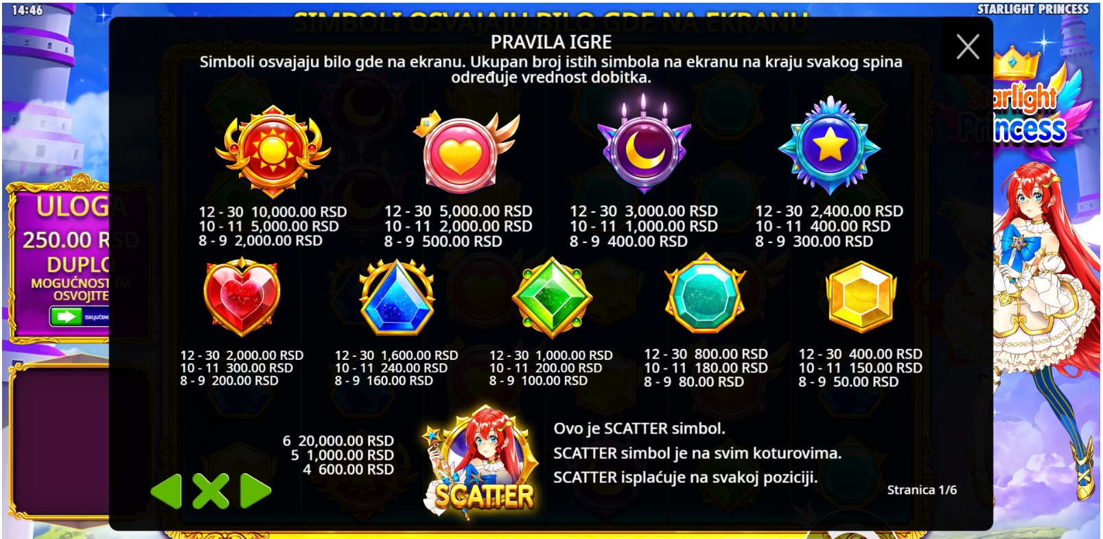 Starlight Princess - Slot Vockice Starlight Princess