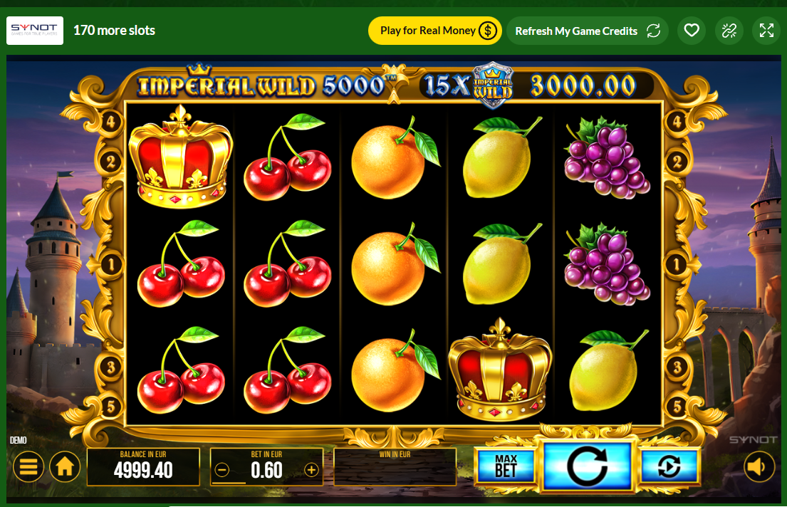 Imperial Wild 5000 - Slot Vockice Imperial Wild 5000