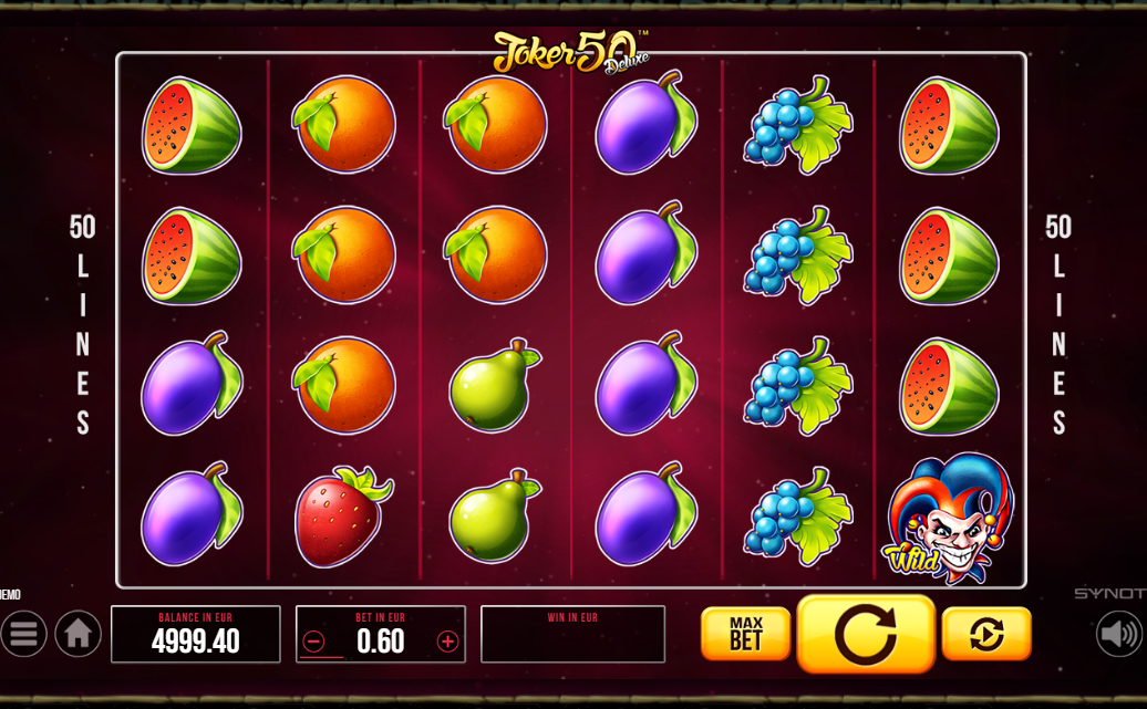 Joker 50 Deluxe - Slot Vockice Joker 50 Deluxe
