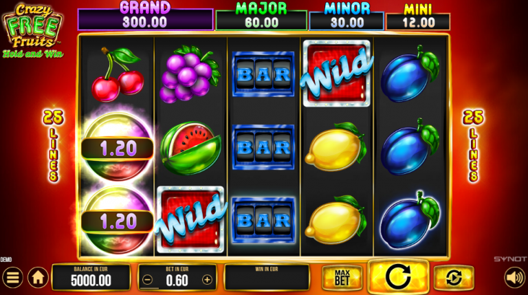 Crazy Free Fruits - Slot Vockice Crazy Free Fruits
