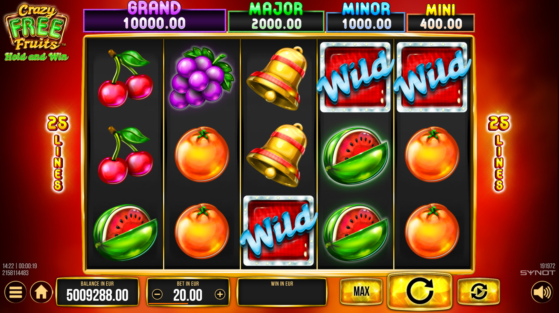 Crazy Free Fruits - Slot Vockice Crazy Free Fruits