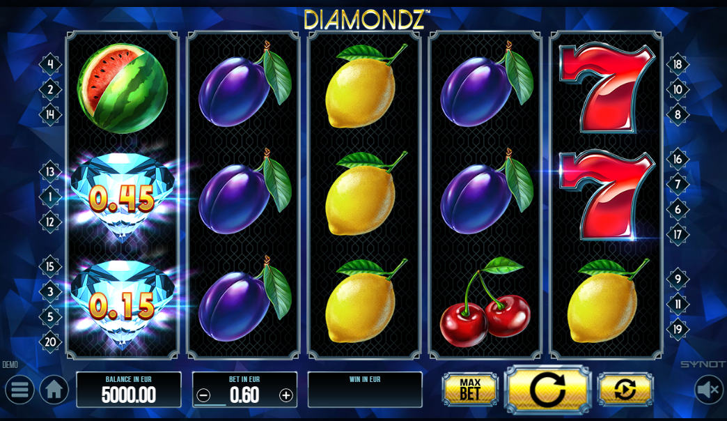 Diamondz - Slot Vockice Diamondz