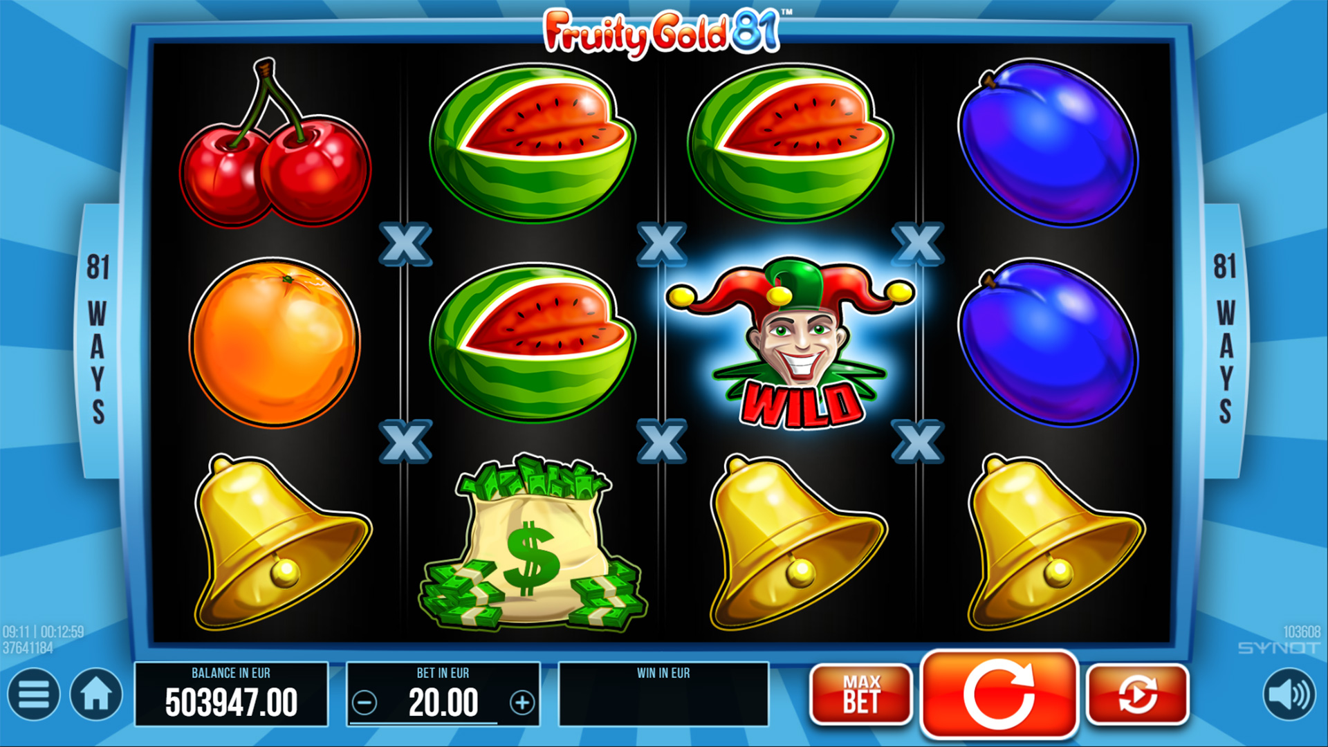 Fruity Gold 81 - Slot Vockice Fruity Gold 81