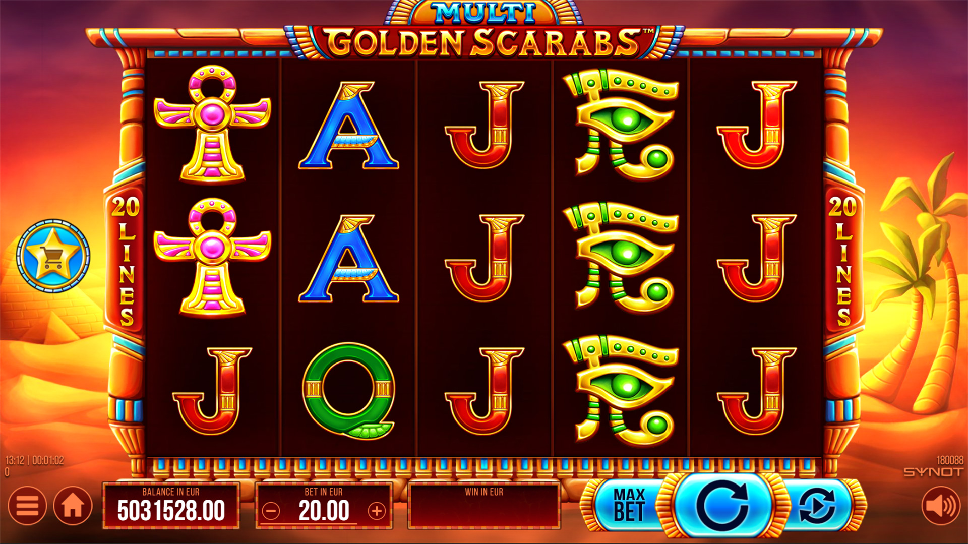 Multi Golden Scarabs - Slot Vockice Multi Golden Scarabs